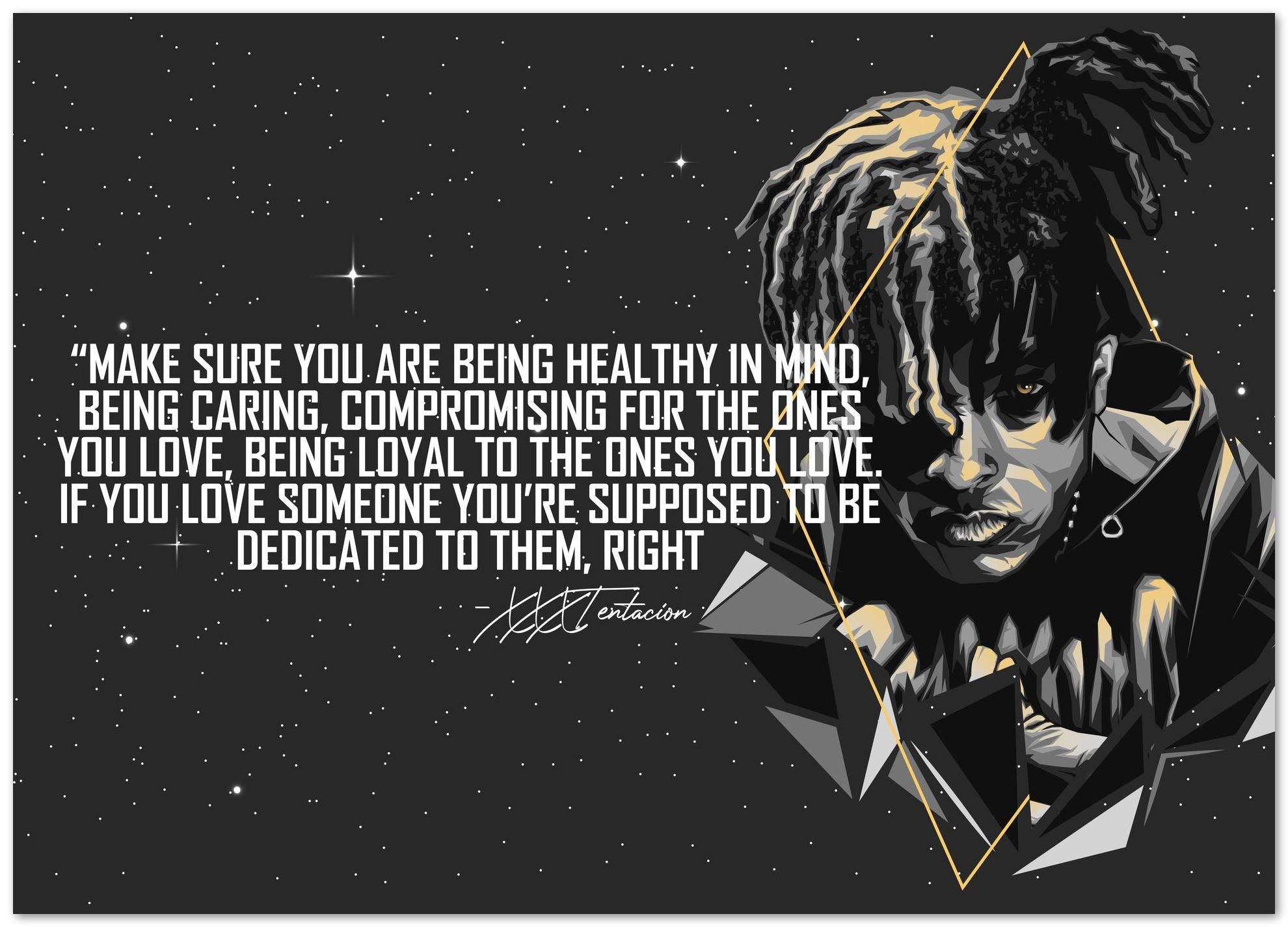 XXXTentacion Quotes 3 - @LuckyDream - Buy illustrations and artworks ...